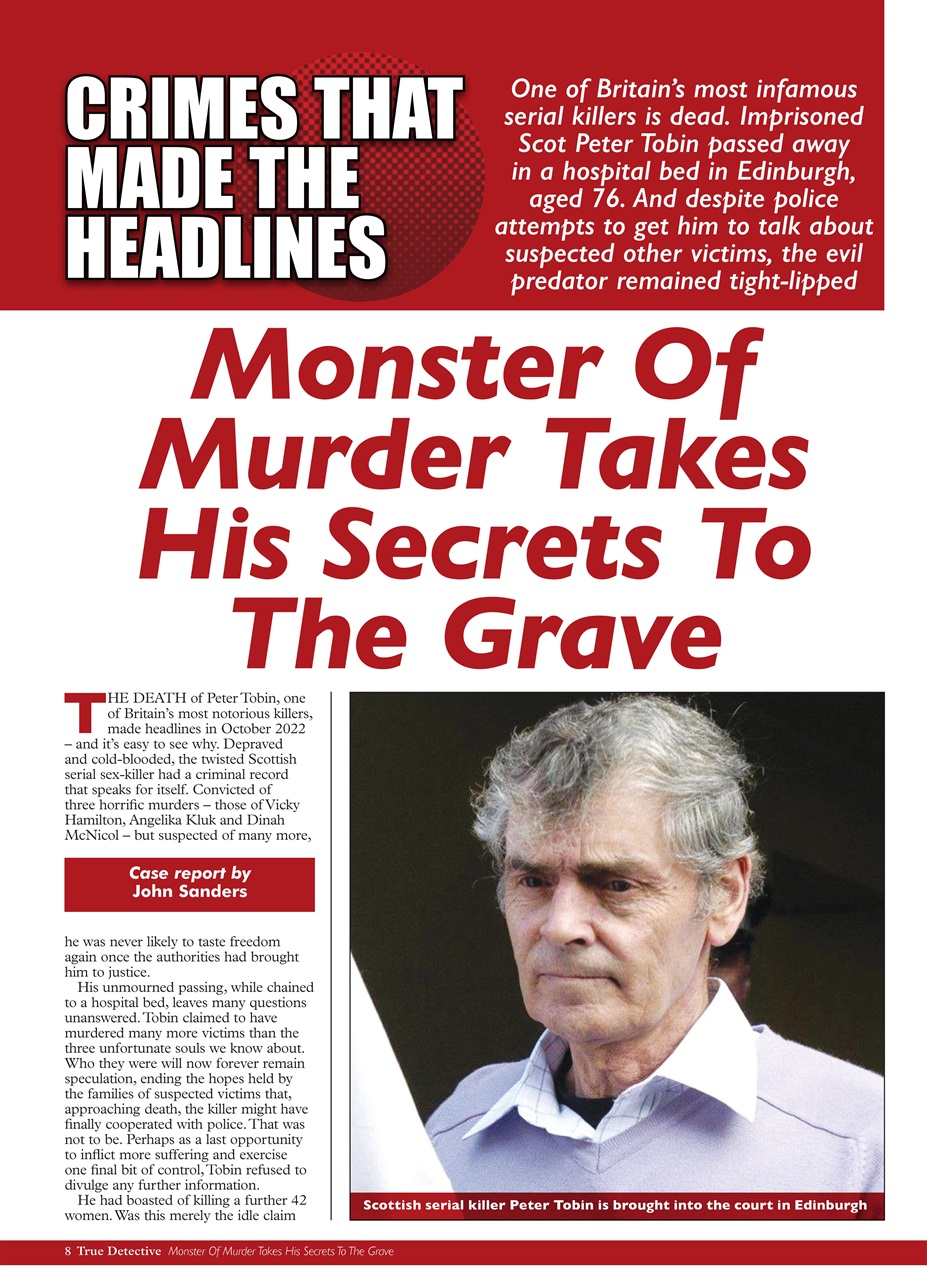 True Detective Magazine - True Detective December 2022 Back Issue