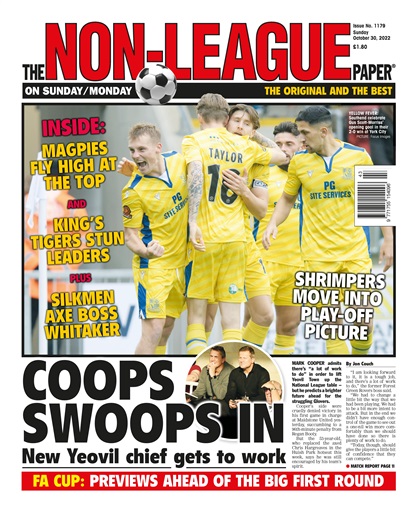The Non-League Football Paper Magazine - 30 Oct 2022 Back Issue