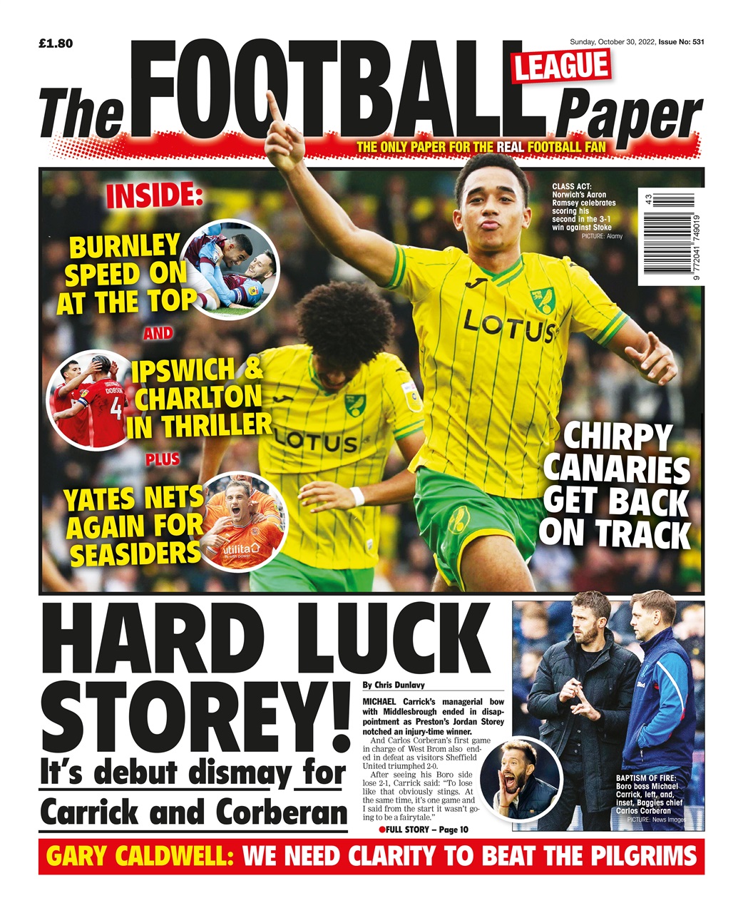 The Football League Paper Magazine - 30-Oct-2022 Back Issue