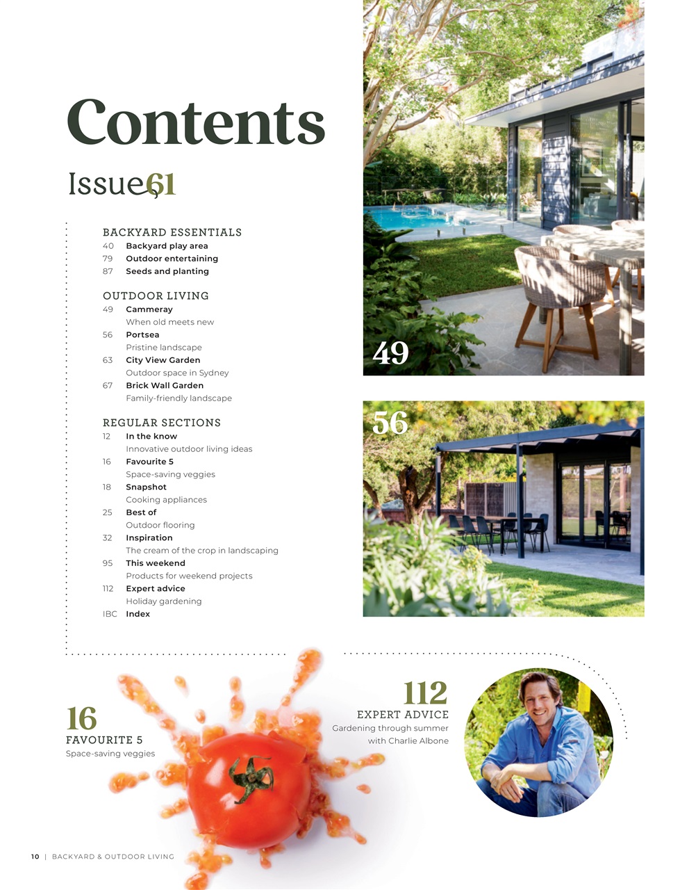 Backyard & Outdoor Living Magazine - 61 Back Issue