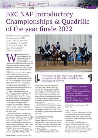 Equestrian Life Magazine - Nov/Dec 2022 Subscriptions | Pocketmags