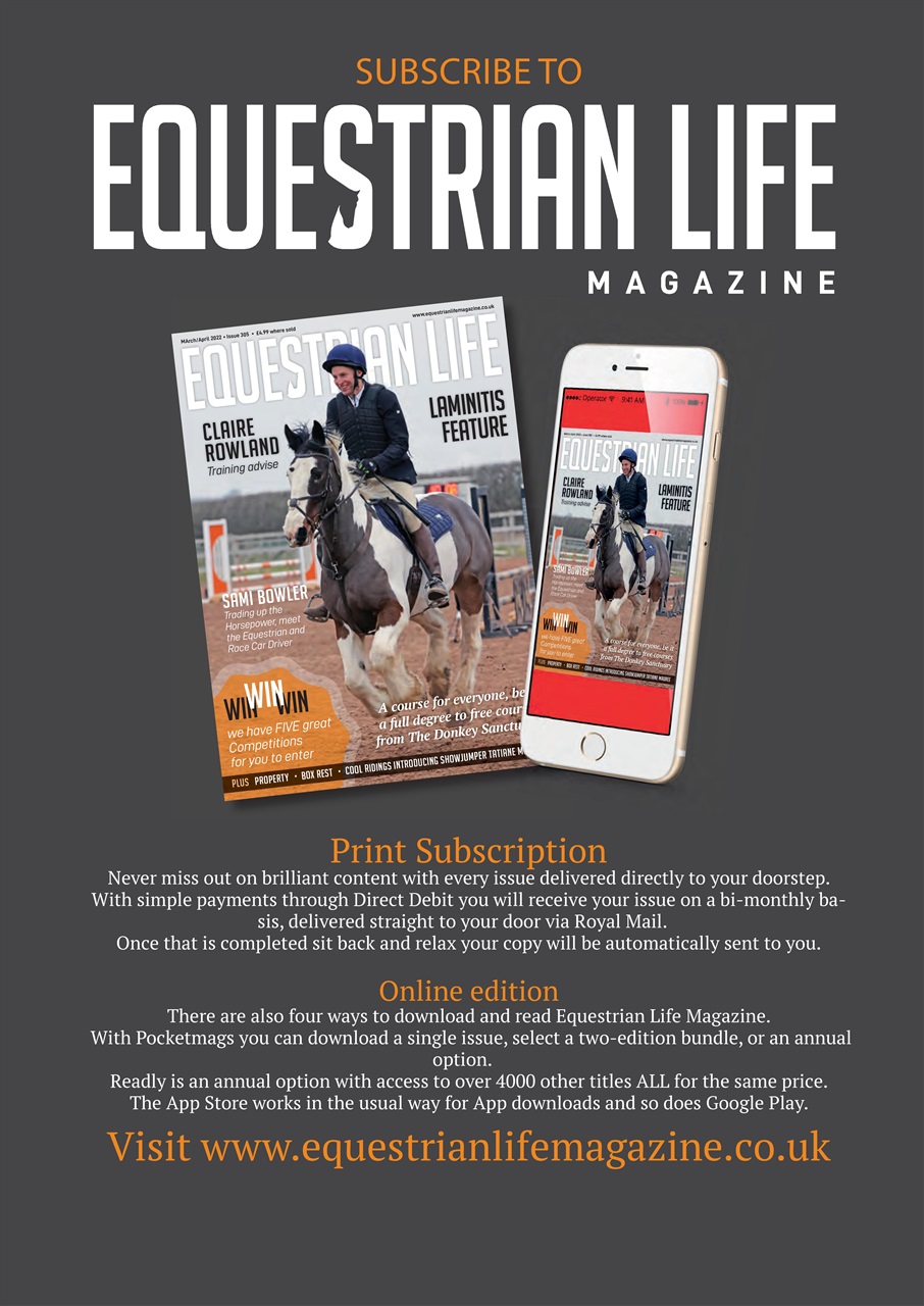 Equestrian Life Magazine Subscriptions and Nov/Dec 2022 Issue