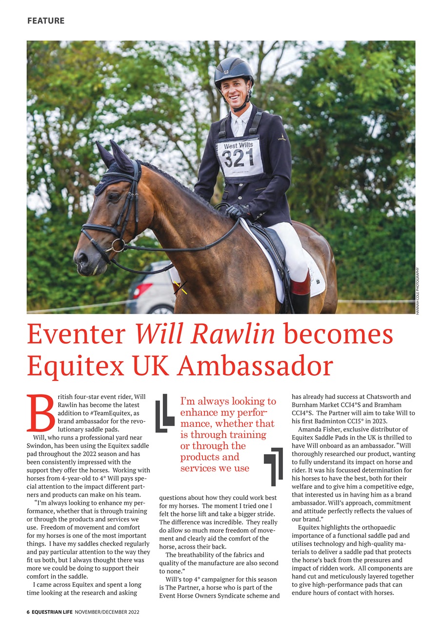 Equestrian Life Magazine Subscriptions and Nov/Dec 2022 Issue