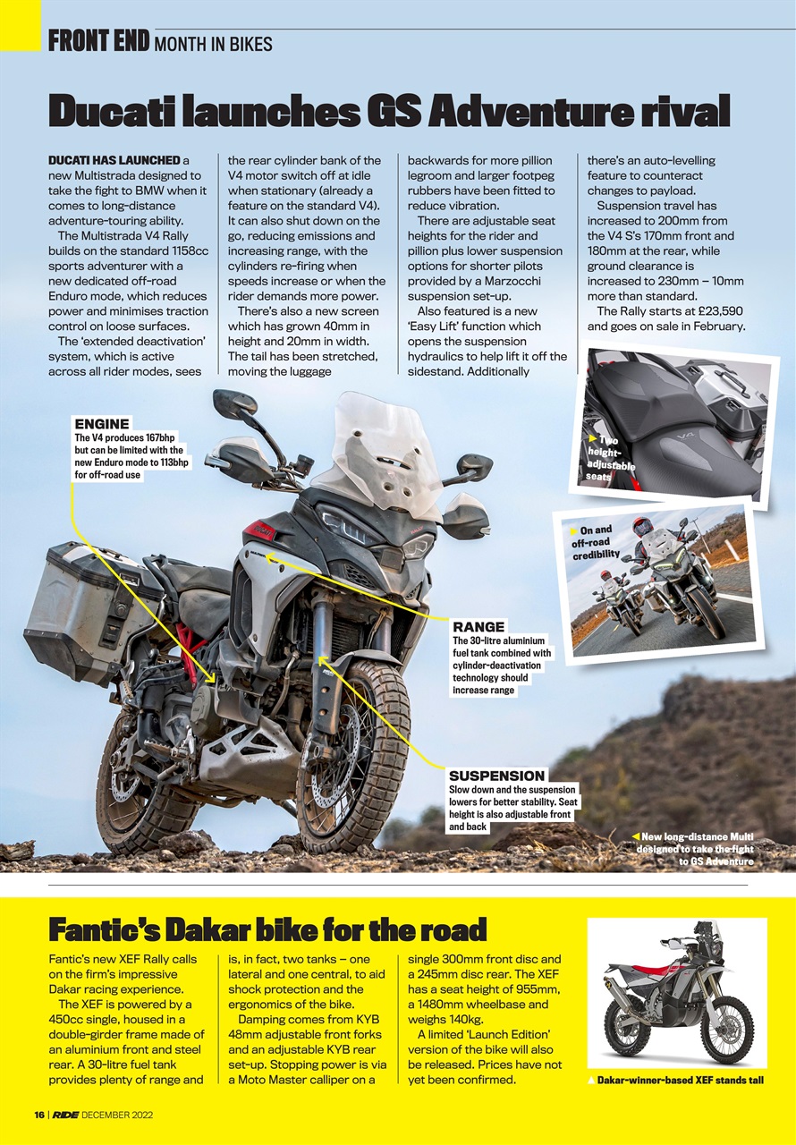 Ride Magazine - December 2022 Back Issue