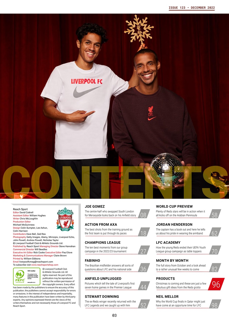 Liverpool FC Magazine - Dec-22 Subscriptions | Pocketmags