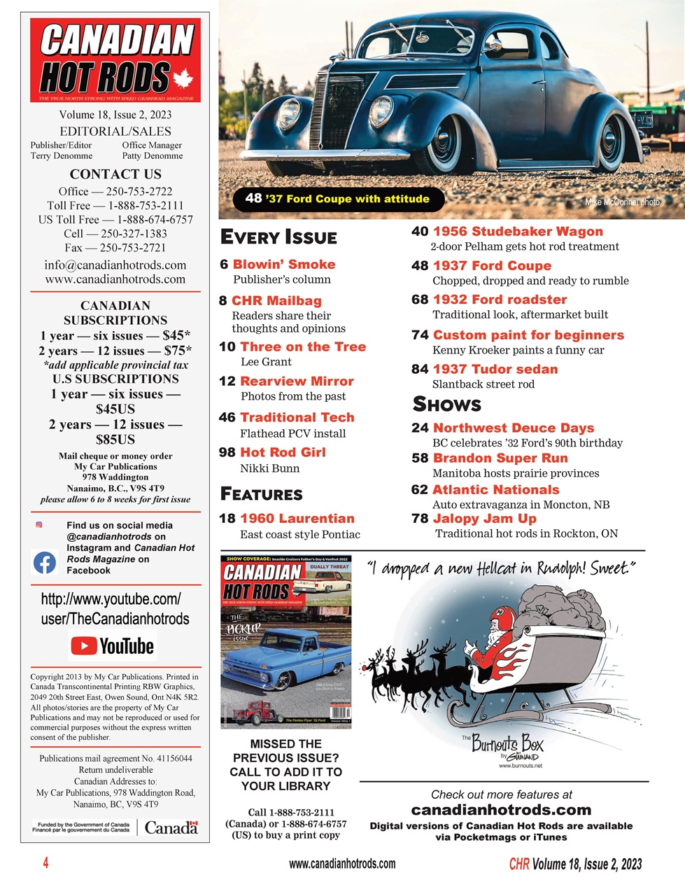 Canadian Hot Rods Magazine - DEC/JAN 2023 Edición anterior
