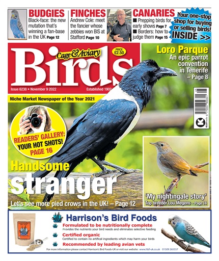 Cage & Aviary Birds Magazine - 9-Nov-22 Back Issue