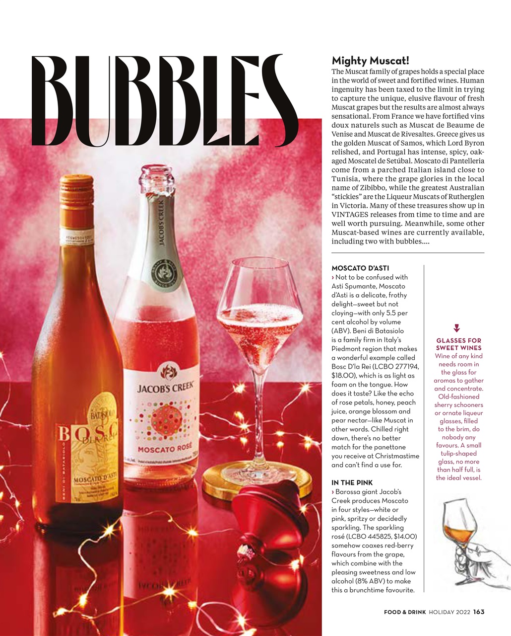 LCBO Food & Drink Magazine - Holiday 2022 Back Issue