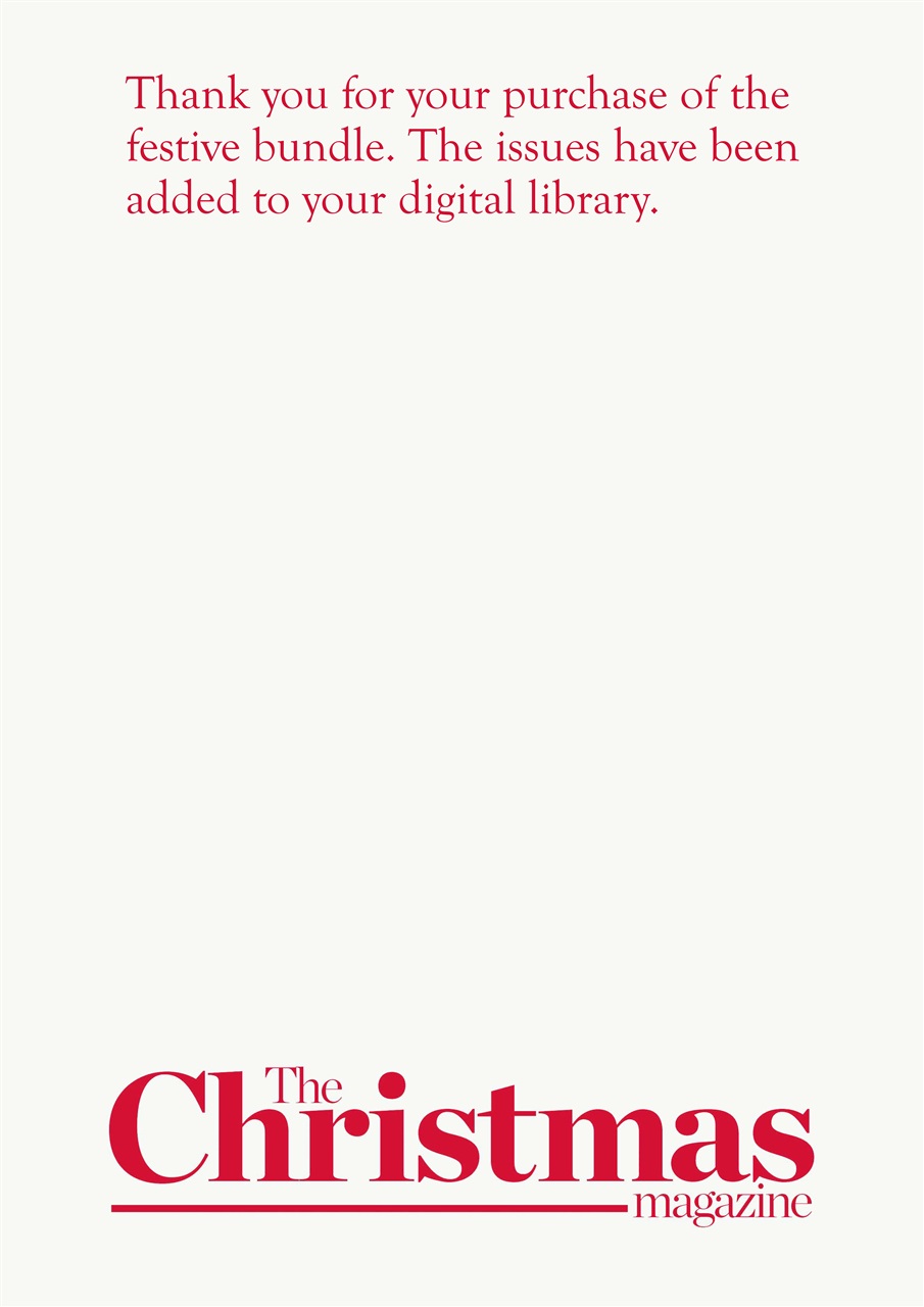 The Christmas Magazine - Festive Ideas & Style Bundle Special Issue