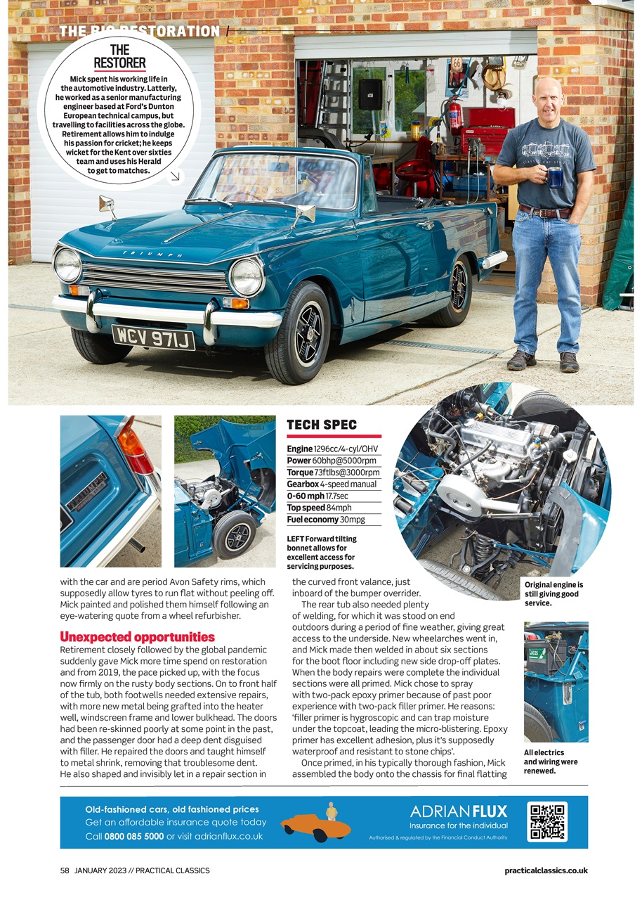 Practical Classics Magazine - Jan 23 Back Issue