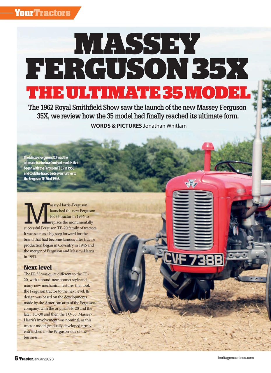 Tractor & Farming Heritage Magazine - Jan-23 Back Issue