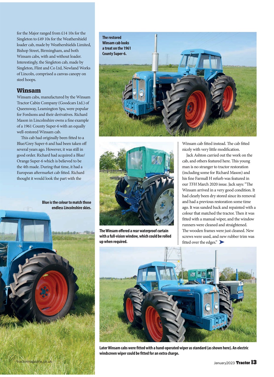 Tractor & Farming Heritage Magazine - Jan-23 Back Issue