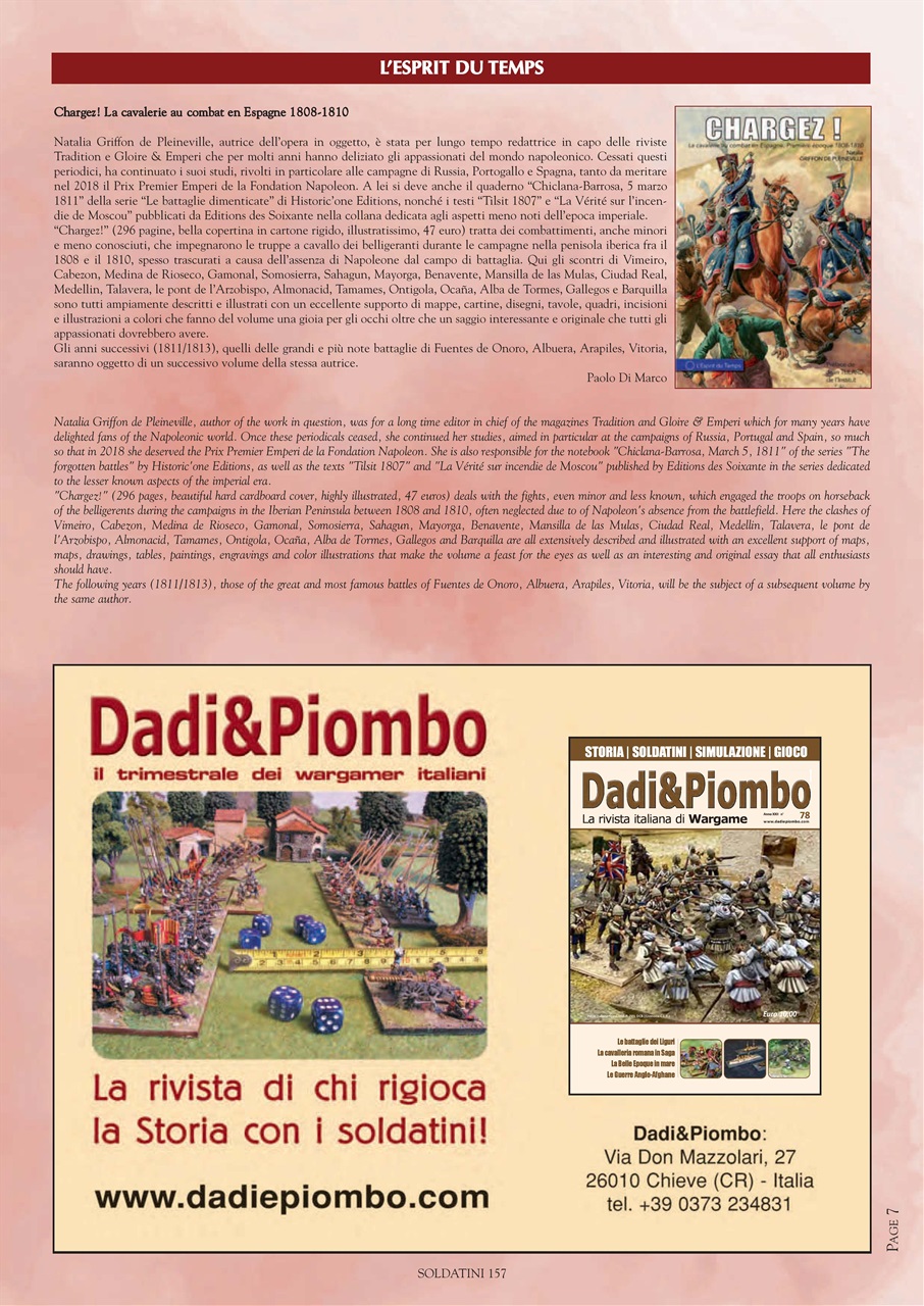 Soldatini Magazine - 157 Back Issue