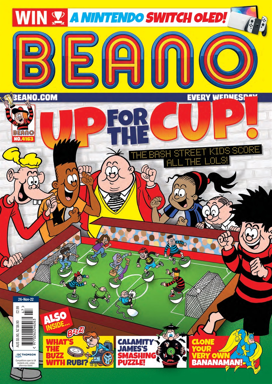 Beano Magazine - 26/11/2022 Back Issue