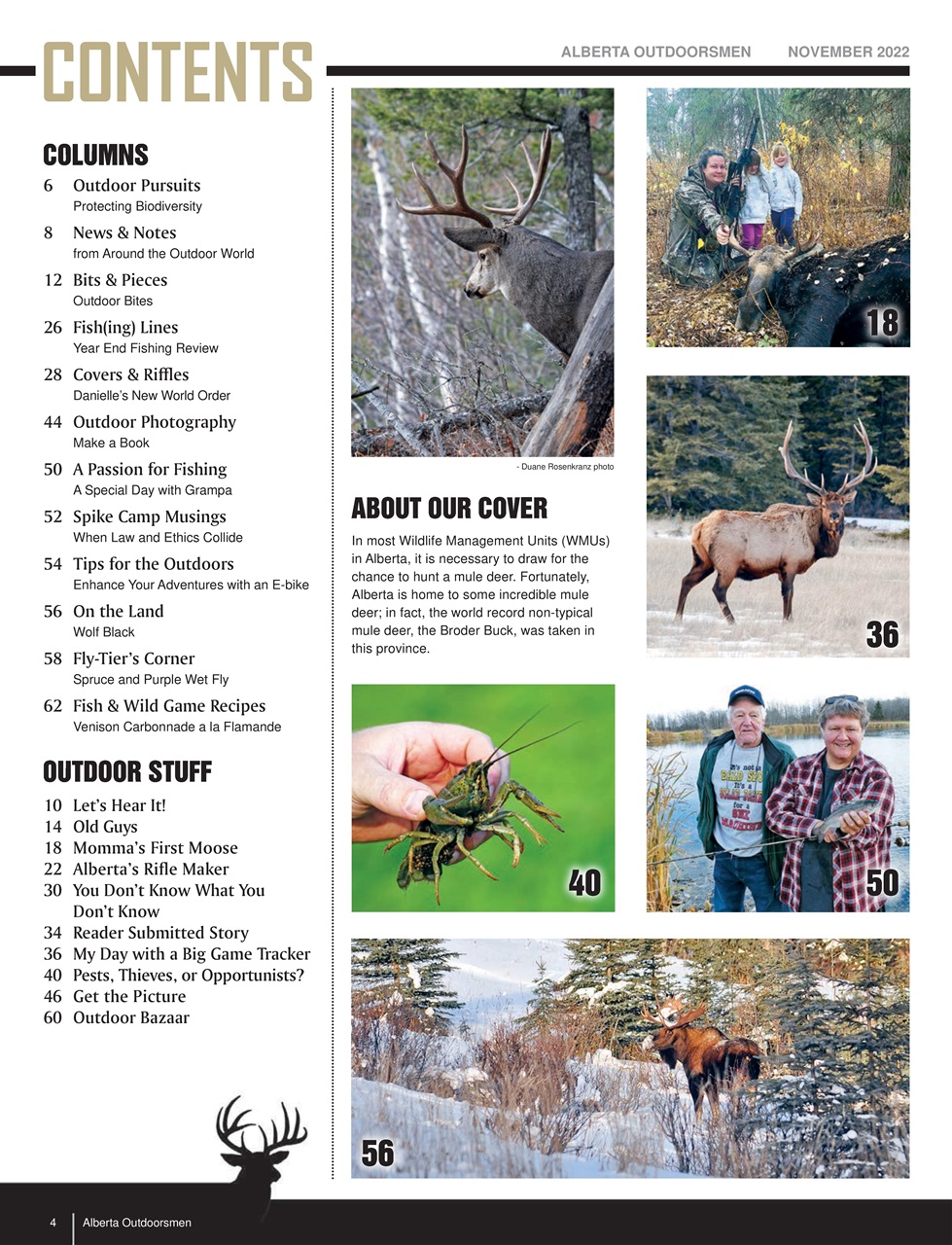 Alberta Outdoorsmen Magazine - Volume 24 Issue 8 Back Issue