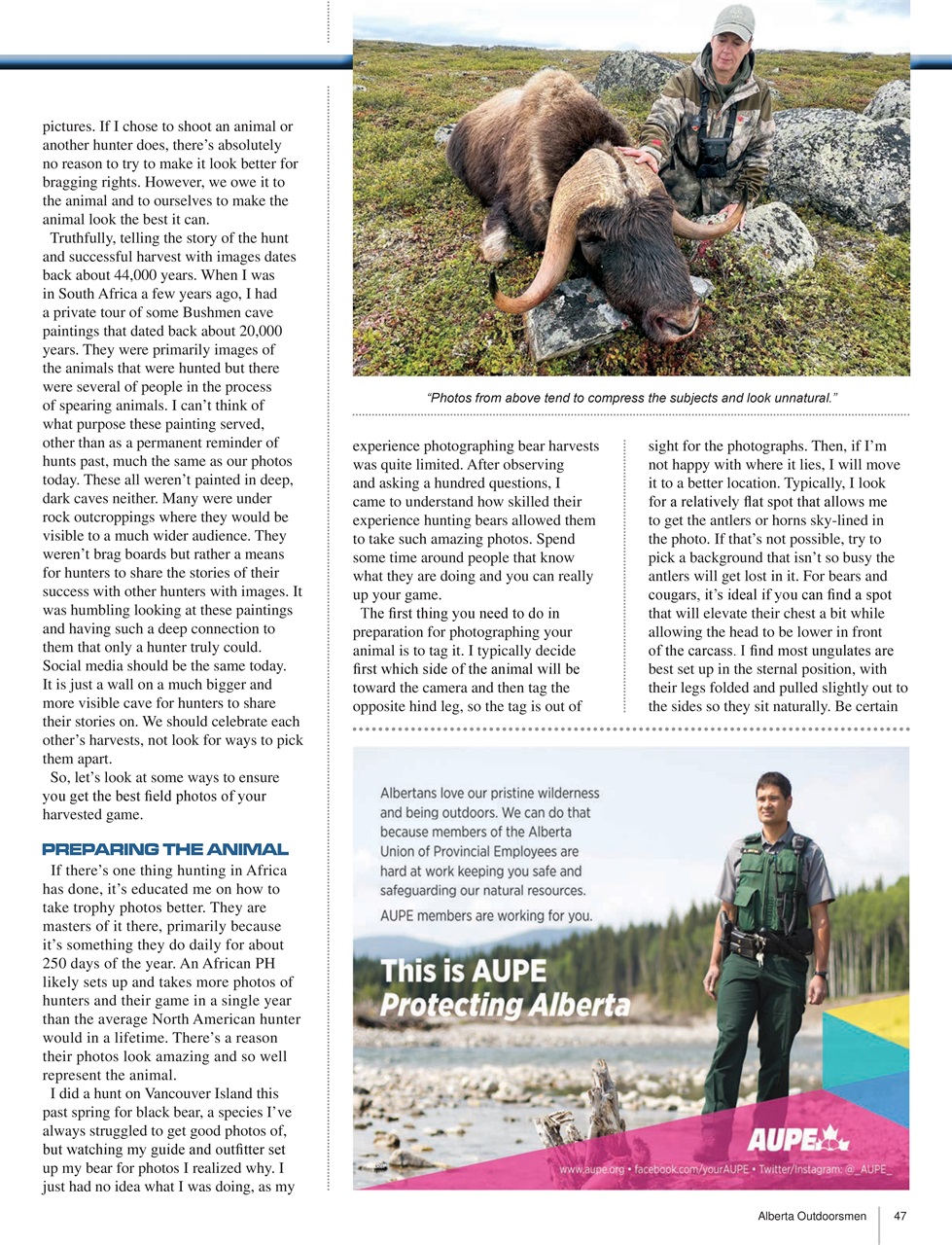 Alberta Outdoorsmen Magazine - Volume 24 Issue 8 Back Issue