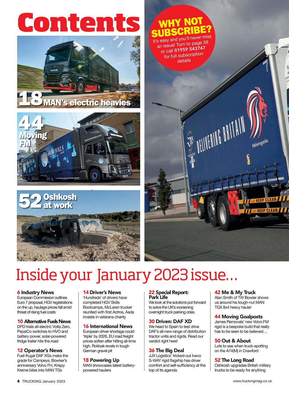 Trucking Magazine - Jan-23 Back Issue
