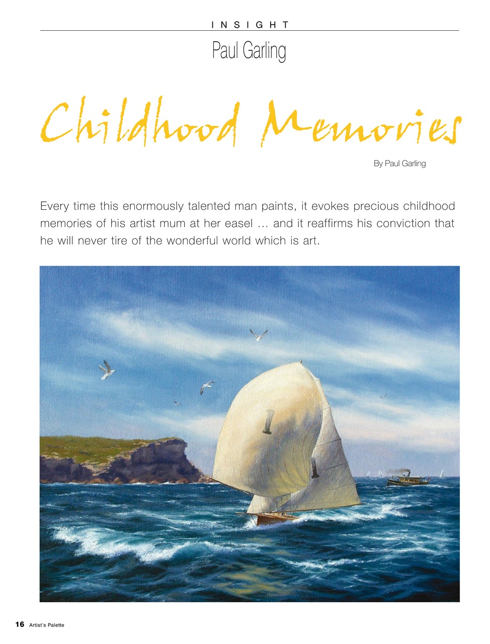 Artist's Palette Magazine - 186 Subscriptions | Pocketmags