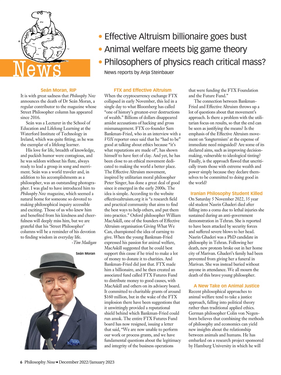 Philosophy Now Magazine - December 2022 / January 2023 Back Issue