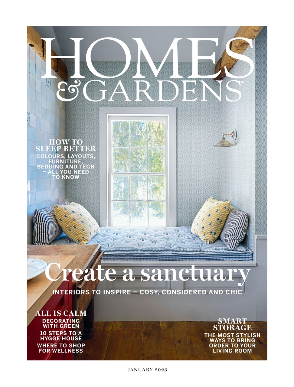 Homes & Gardens Magazine - January 2023 Subscriptions | Pocketmags