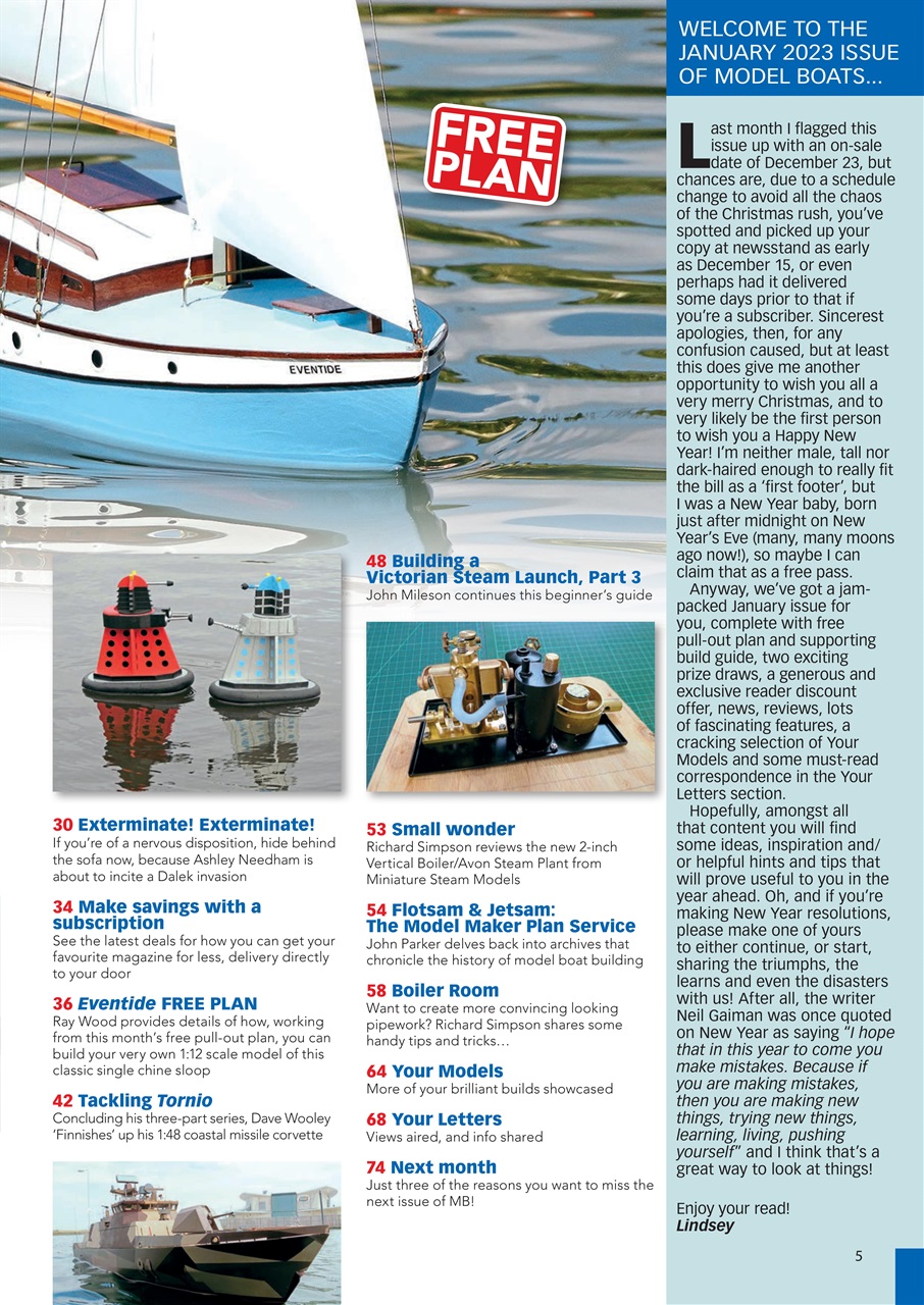 Model Boats Magazine - January 2023 Back Issue