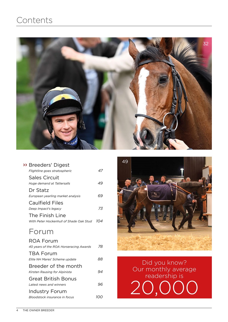 The Owner Breeder Magazine - December 2022 Back Issue
