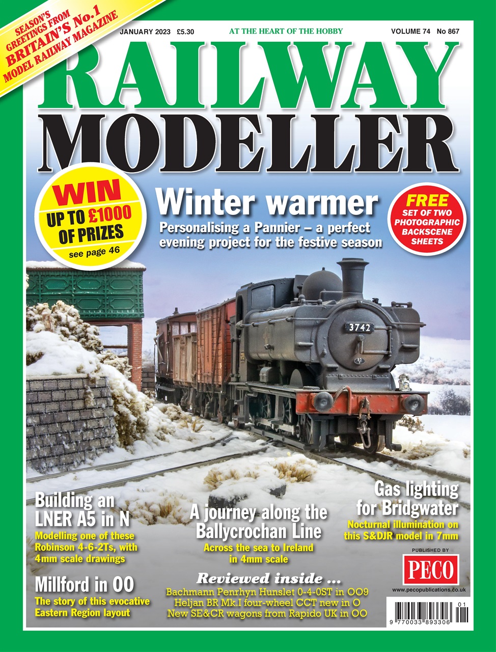Railway Modeller Magazine - January 2023 Back Issue