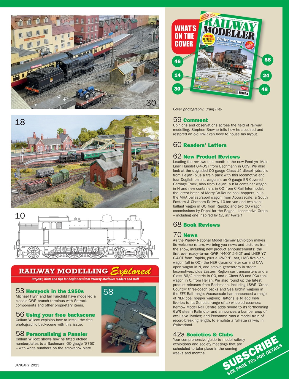 Railway Modeller Magazine - January 2023 Back Issue