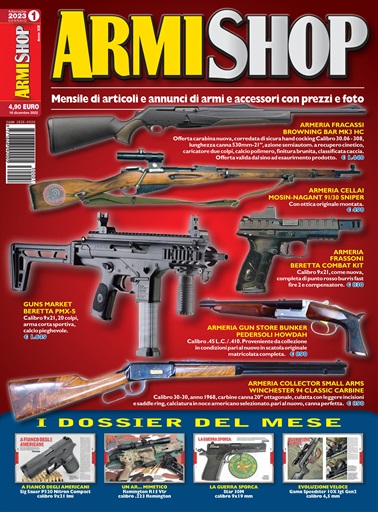 ARMI SHOP Magazine - Gennaio 2023 Back Issue ARMI SHOP Magazine - Gennaio 2023 Back Issue