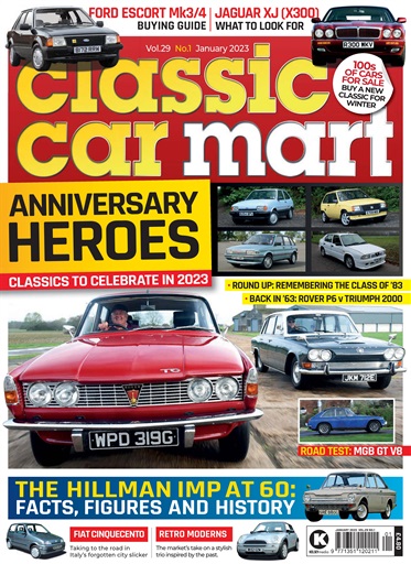 Classic Car Mart Magazine - Jan-23 Back Issue