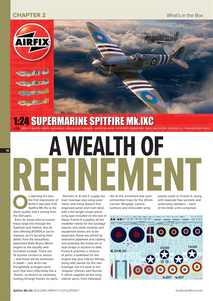 Airfix Model World Magazine - Spitfire Mk.IXc Special Issue