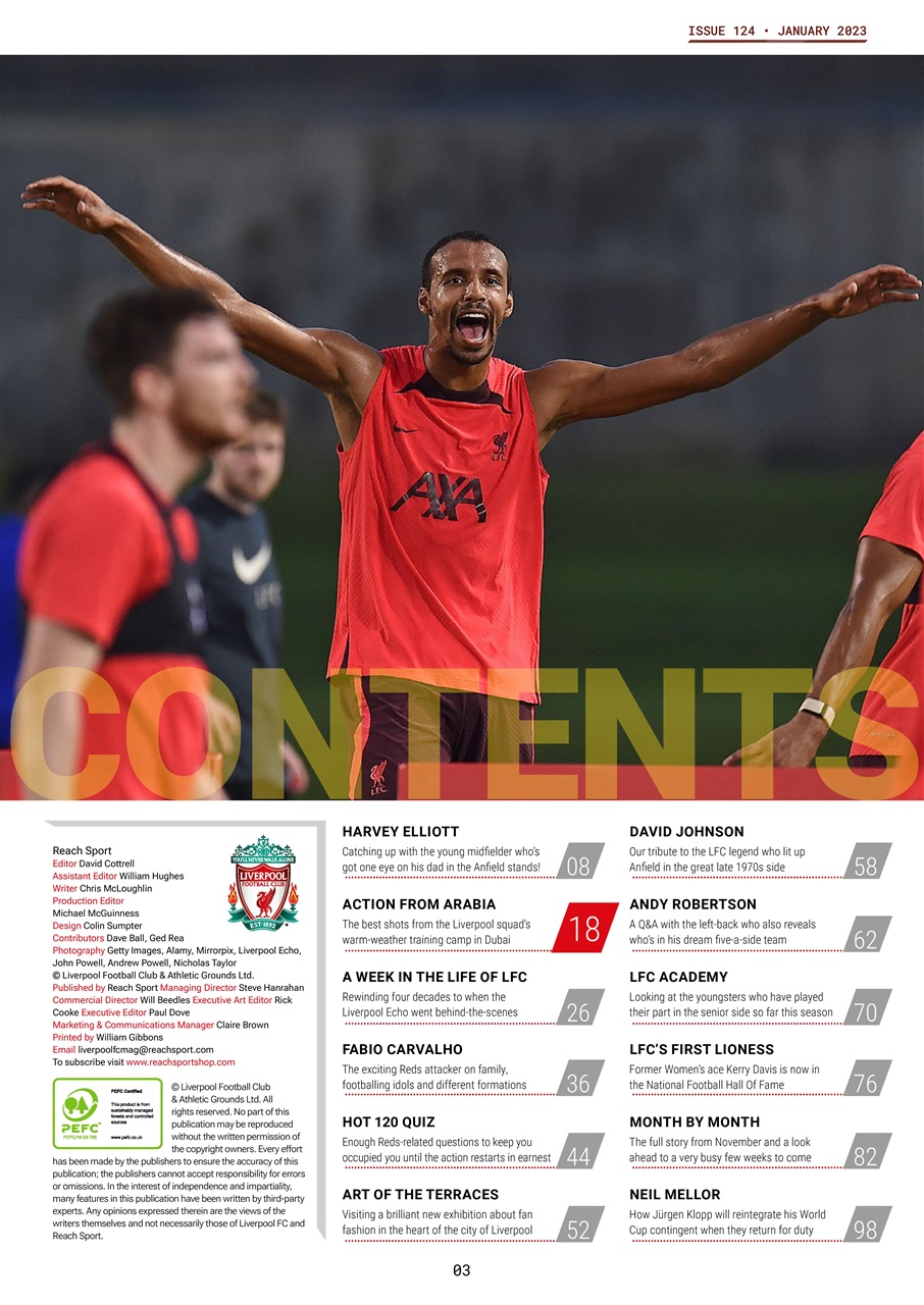 Liverpool FC Magazine - Jan-23 Subscriptions | Pocketmags