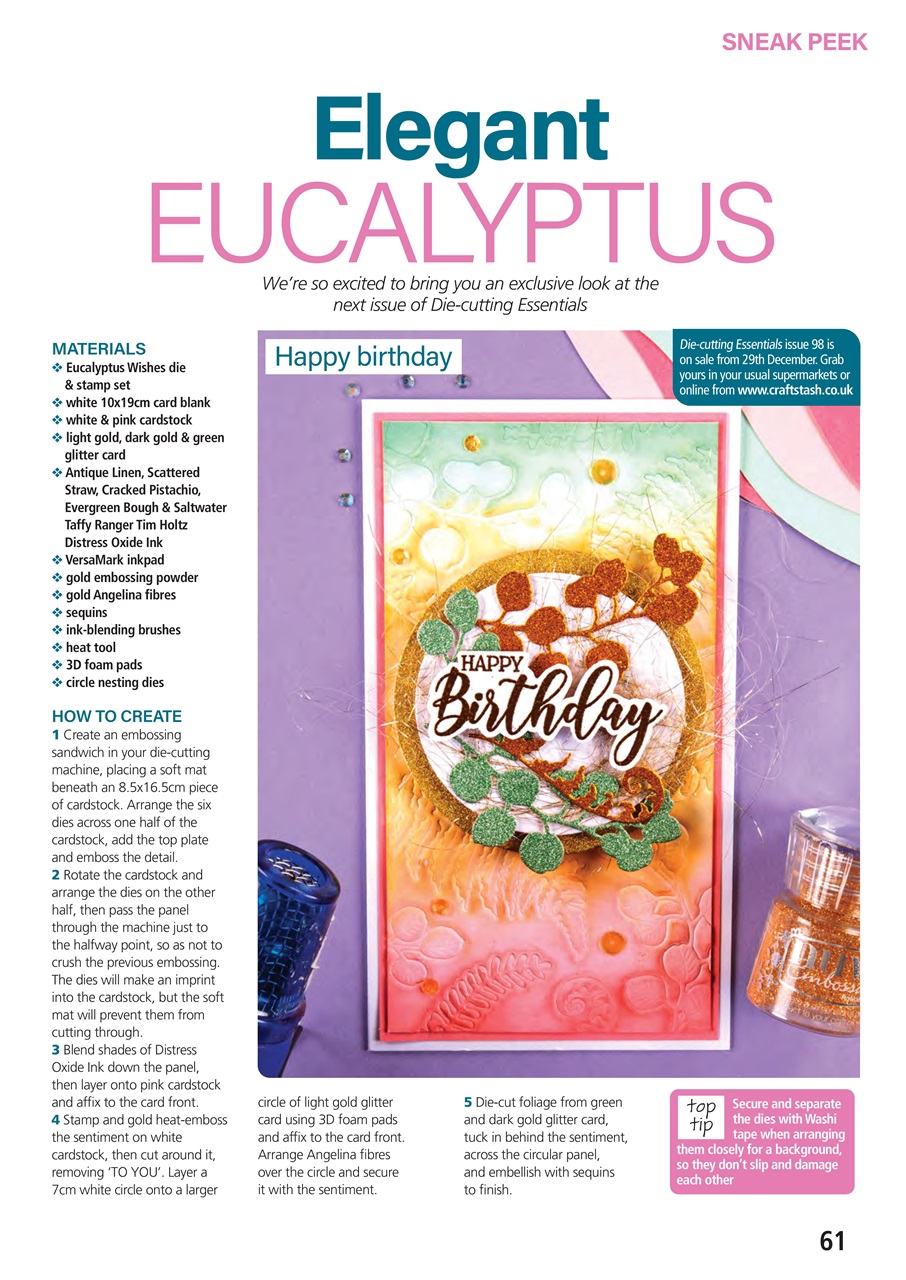 Creative Stamping Magazine - 116 Back Issue