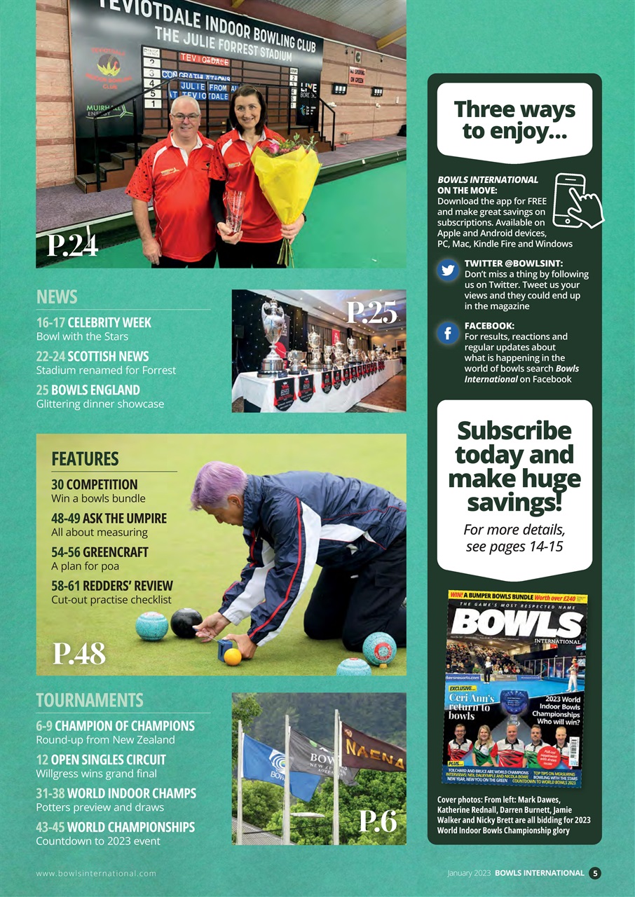 Bowls International Magazine - January 2023 Back Issue