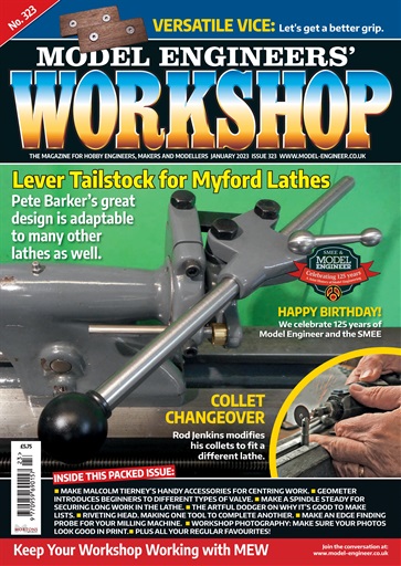 Model Engineers' Workshop Magazine - January 2023 Back Issue