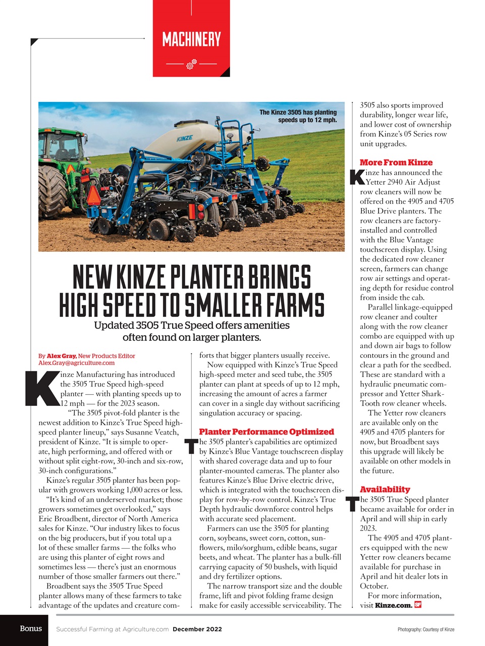 Successful Farming Magazine - December 2022 Back Issue
