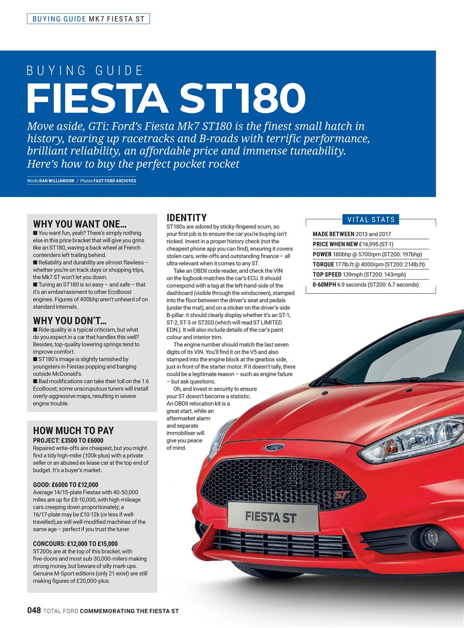 Total Ford Magazine Subscriptions and Fiesta ST Issue