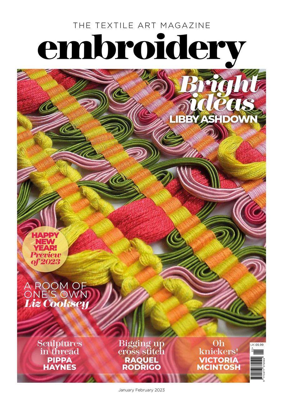 Embroidery Magazine - JanFeb 2023 Subscriptions | Pocketmags