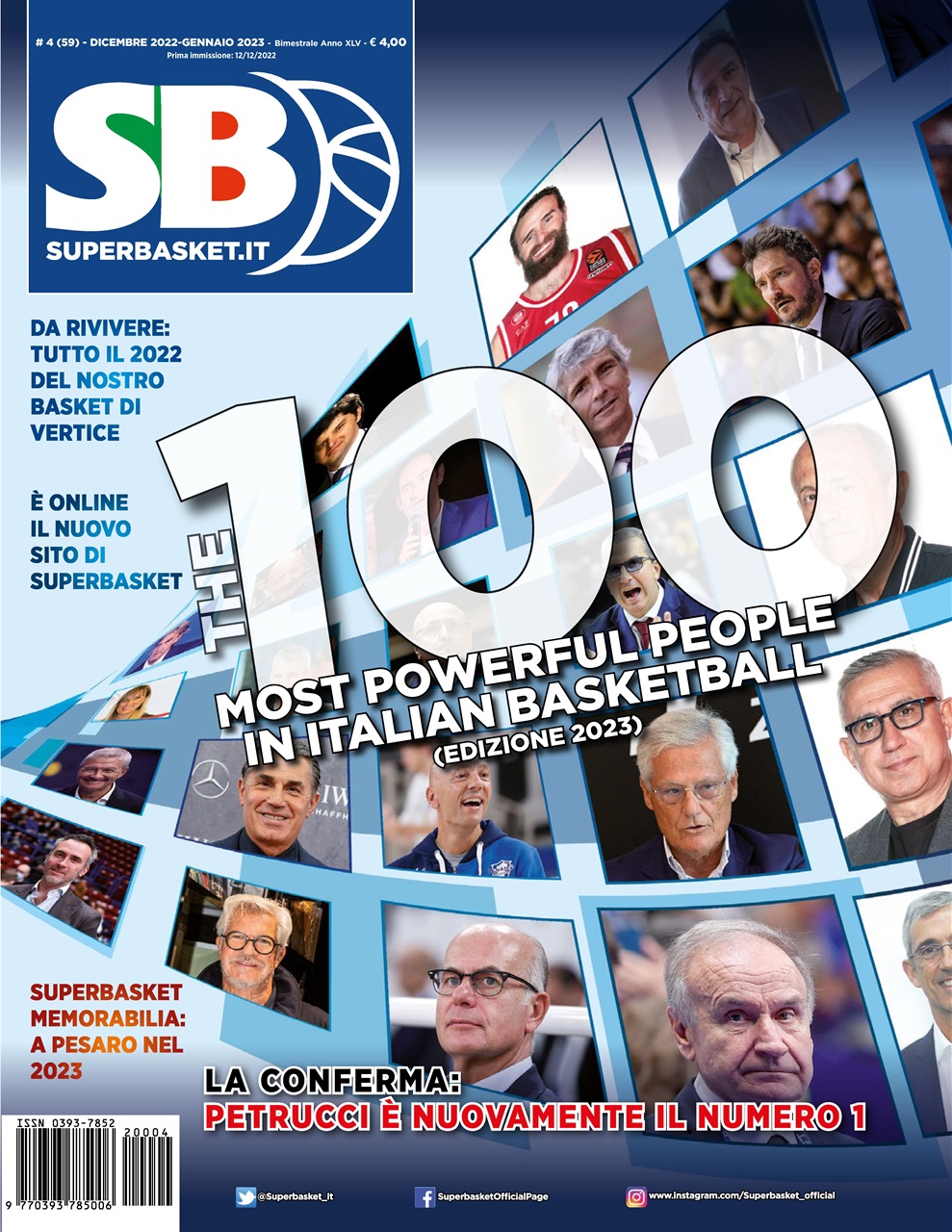 Superbasket Magazine - Dicembre 2022 Back Issue