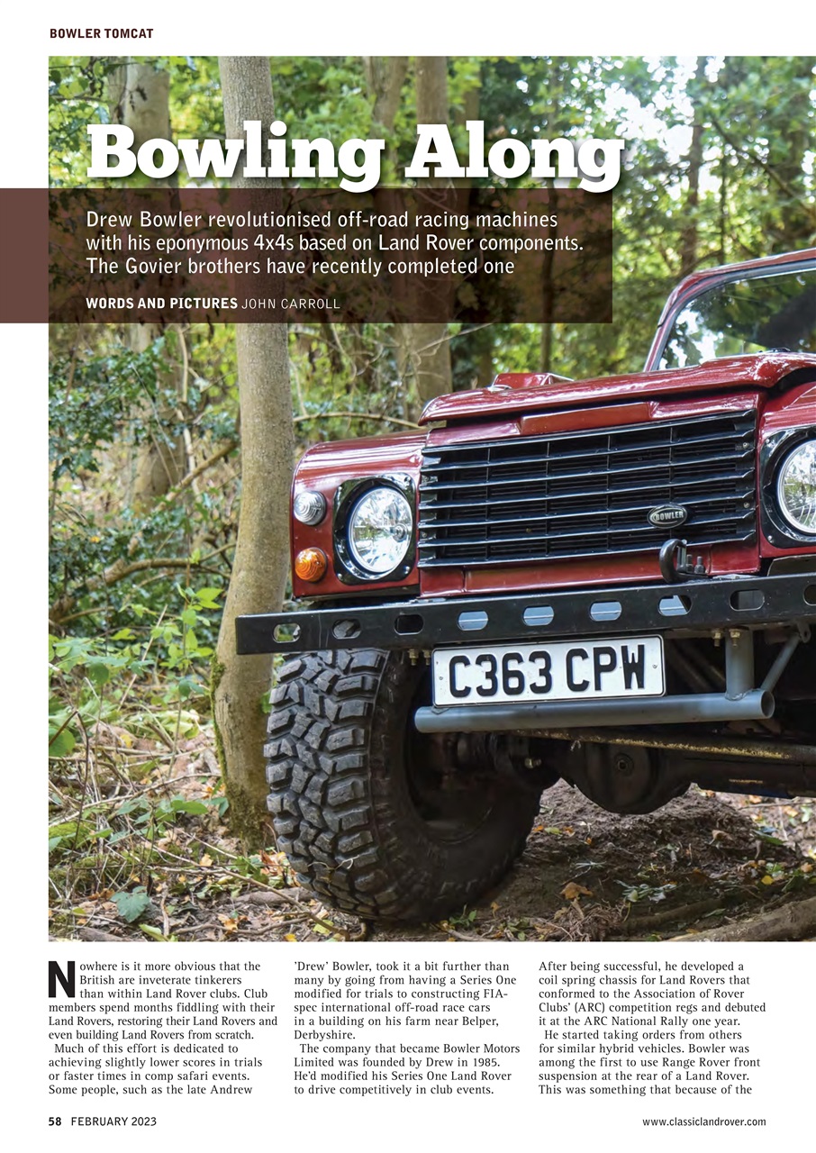Classic Land Rover Magazine - February 2023 Back Issue