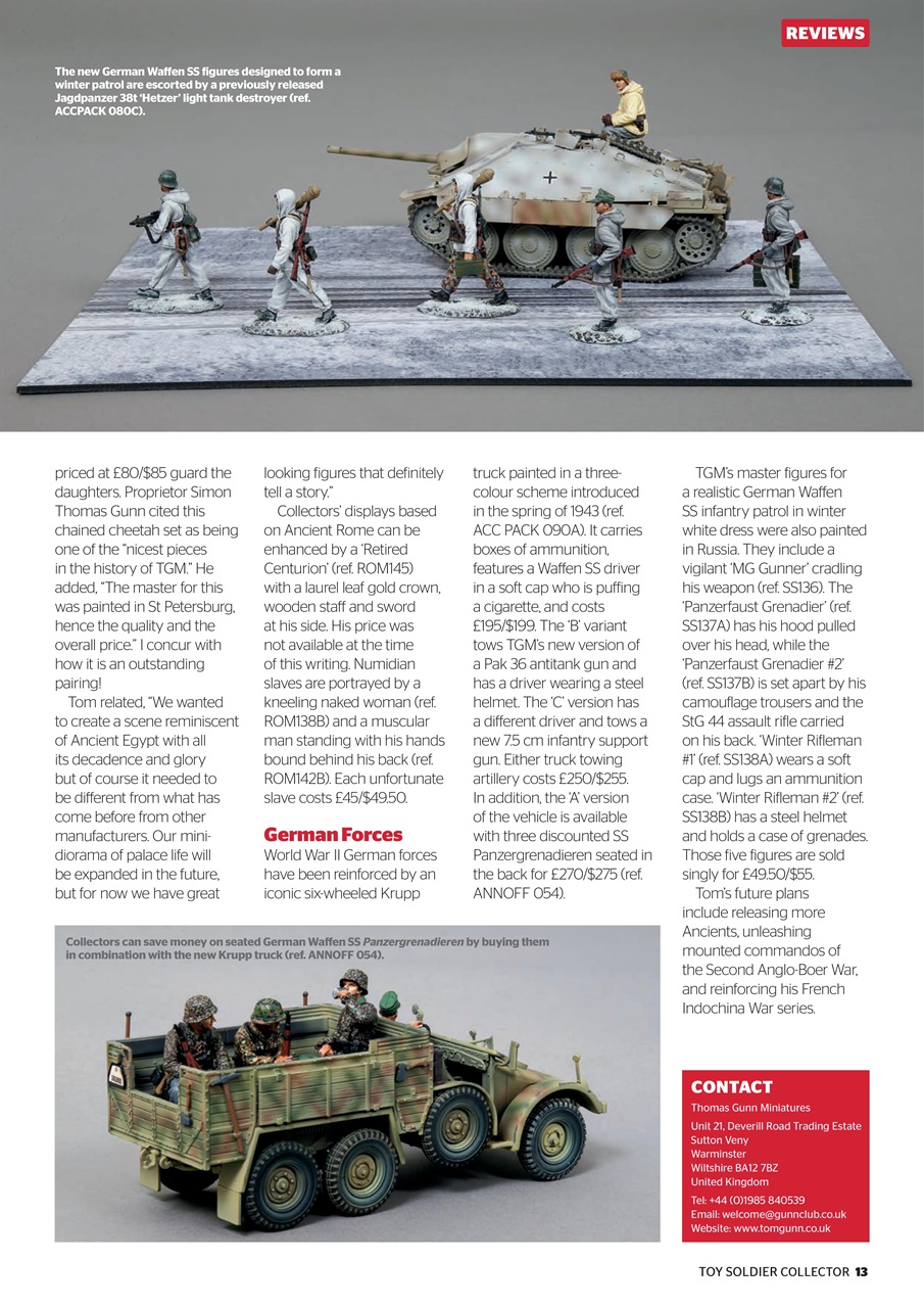 Toy Soldier Collector and Historical Figures Magazine - Issue 109 ...