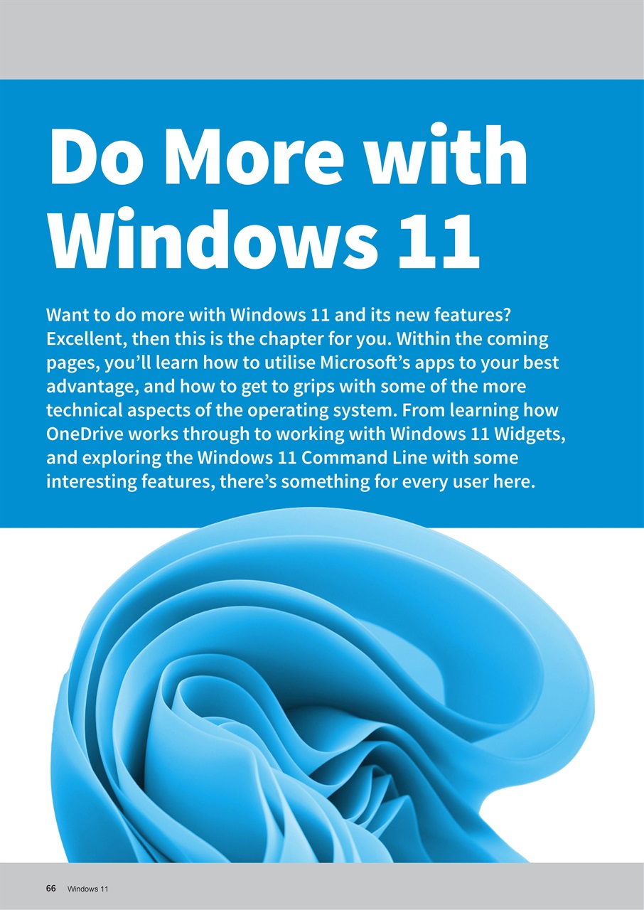Windows 11 The Complete Manual Magazine - Winter 2022 Back Issue