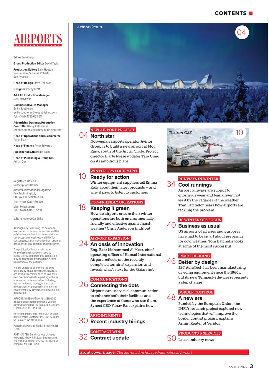 Airports International Magazine - Issue 4 2022 Subscriptions | Pocketmags