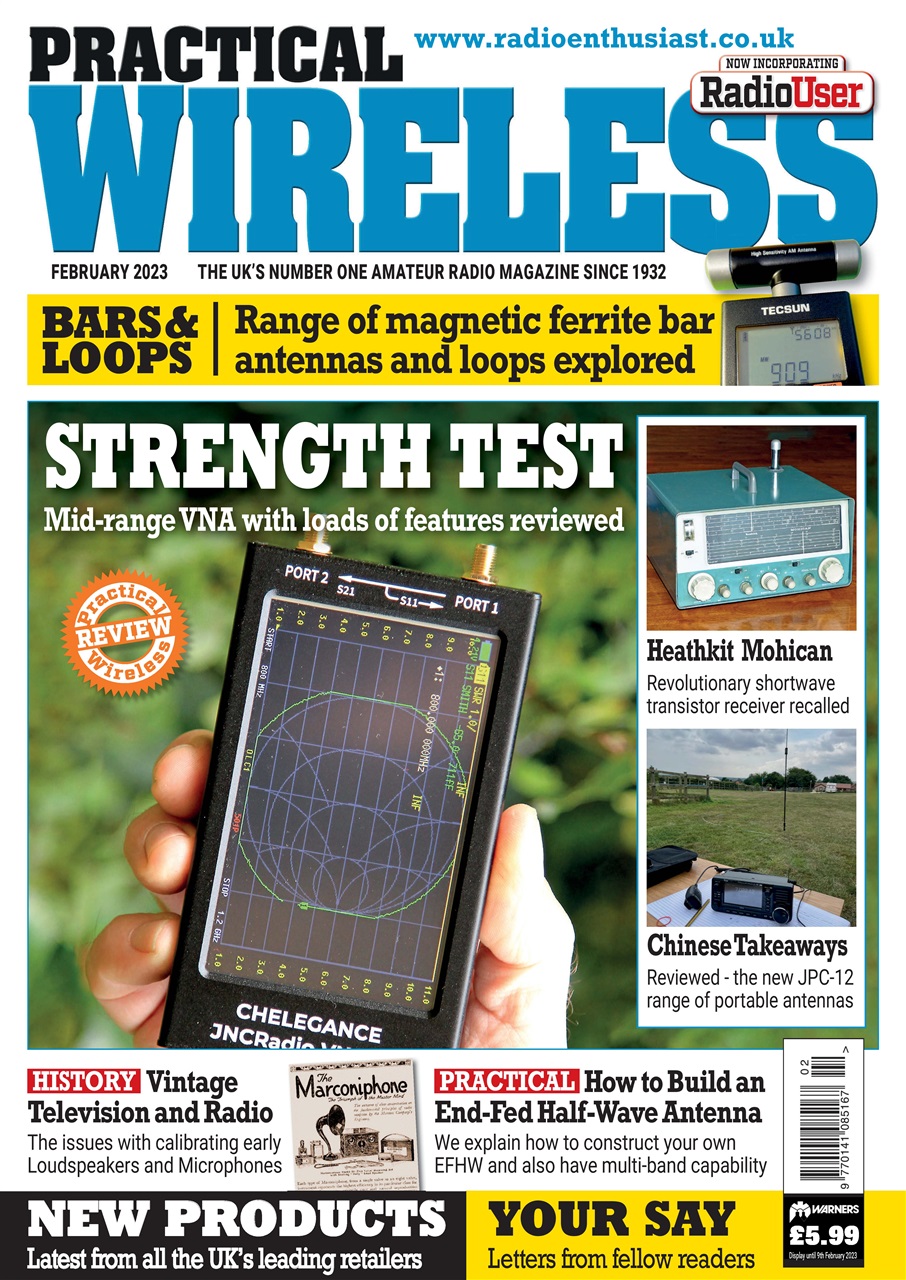 Practical Wireless Magazine - February 2023 Subscriptions | Pocketmags