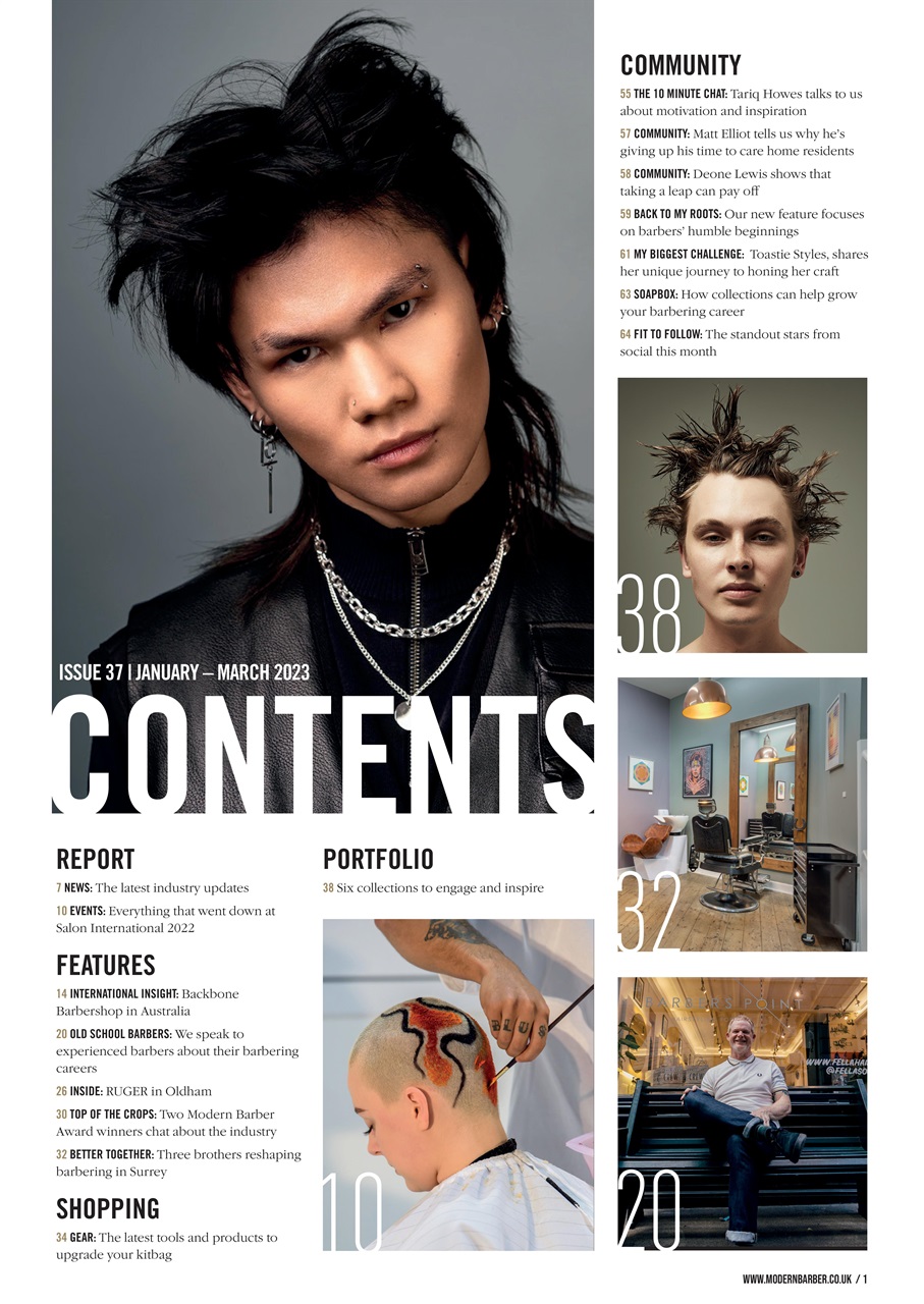 Modern Barber Magazine - Jan/March 2023 Back Issue