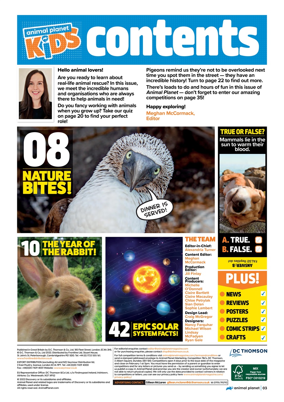 Animal Planet Kids Magazine - Issue 25 Back Issue
