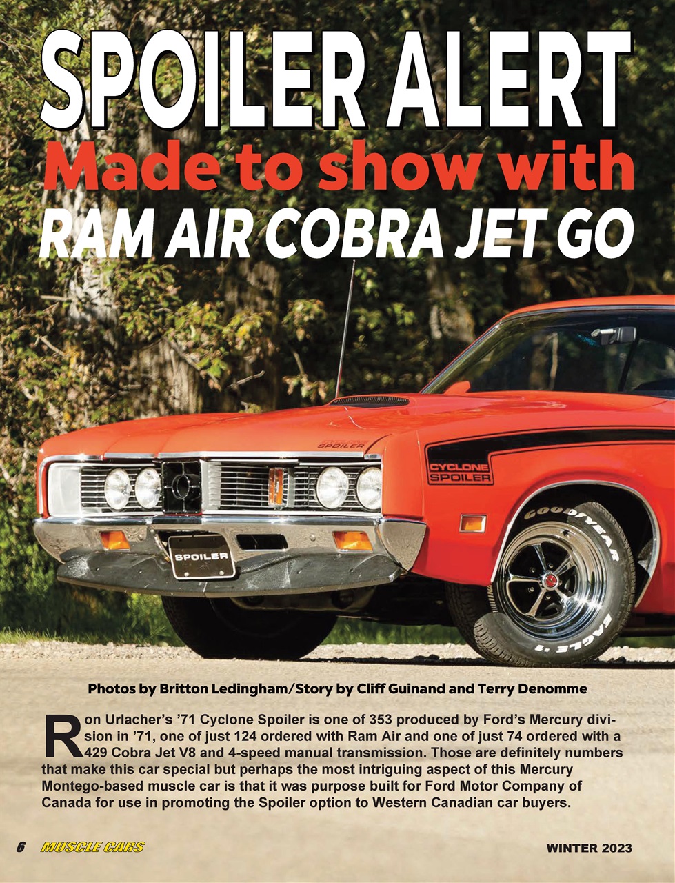 Muscle Cars Magazine - Winter 2023 Subscriptions | Pocketmags