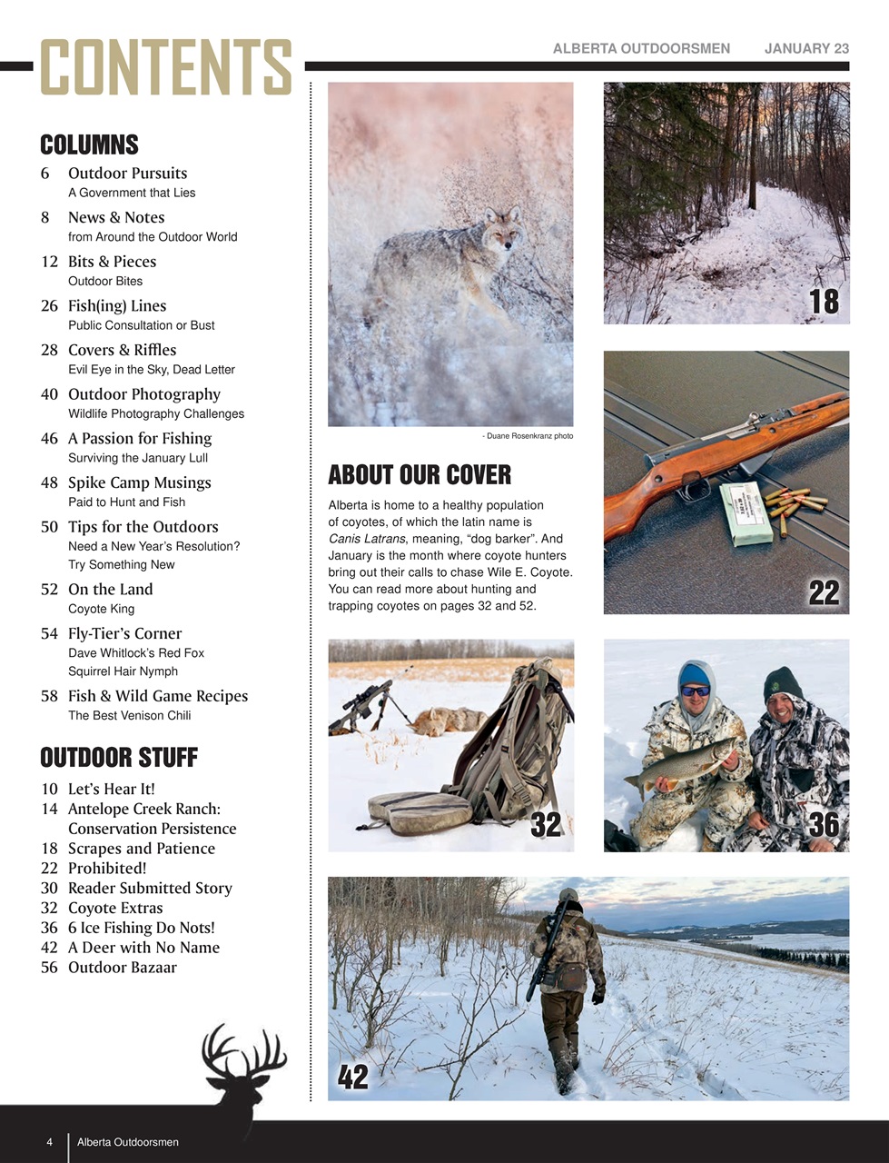 Alberta Outdoorsmen Magazine - Volume 24 Issue 9 Back Issue
