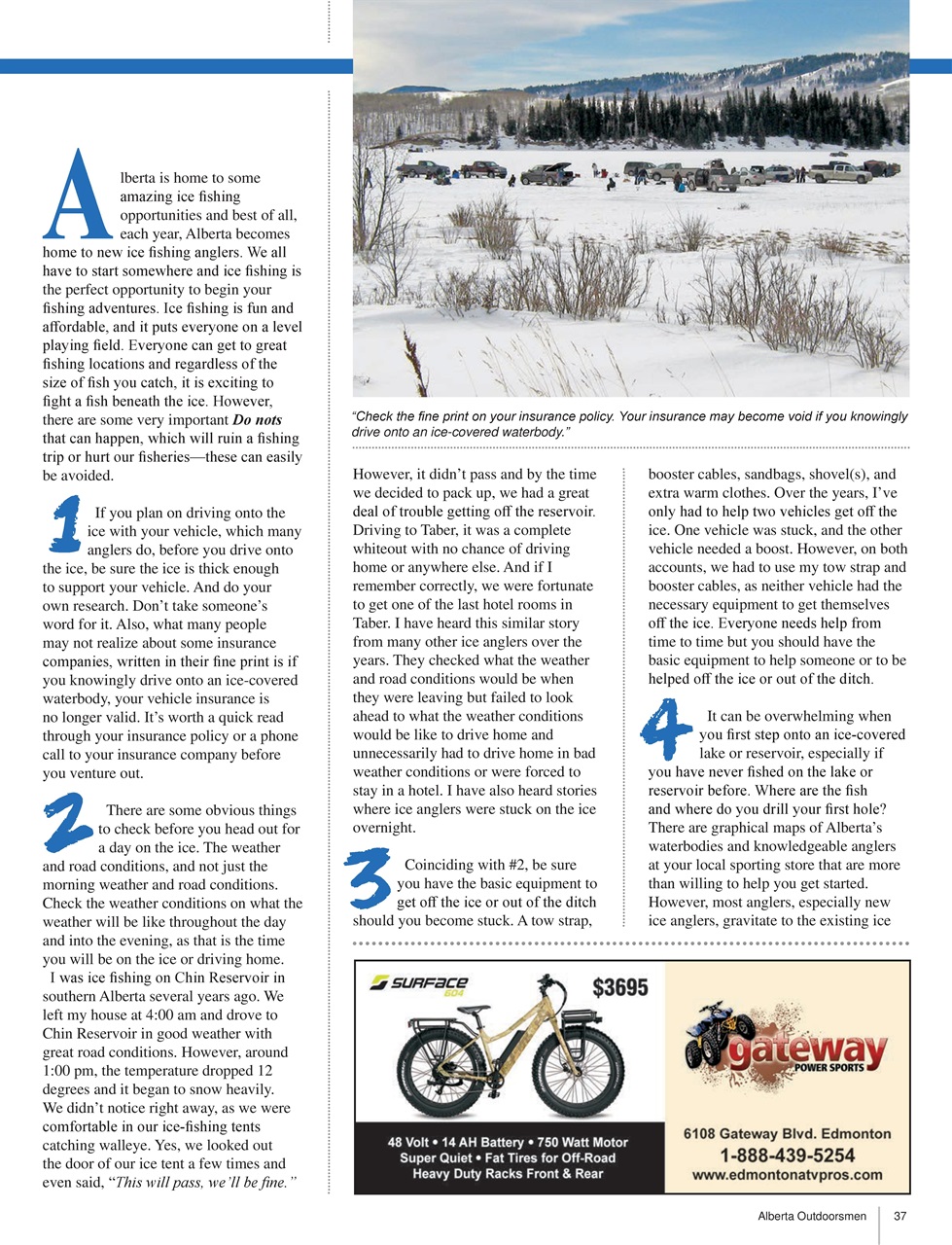 Alberta Outdoorsmen Magazine - Volume 24 Issue 9 Back Issue