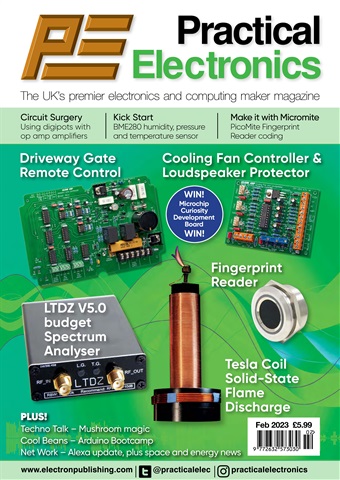 Practical Electronics Magazine - February 2023 Subscriptions | Pocketmags